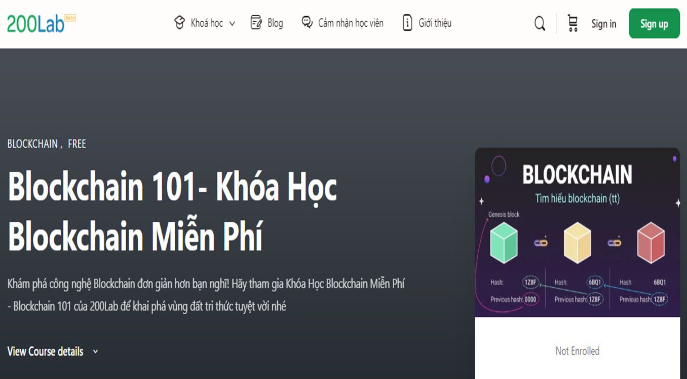 Các khóa học blockchain miễn phí 2024 - BlockchainWork Insider